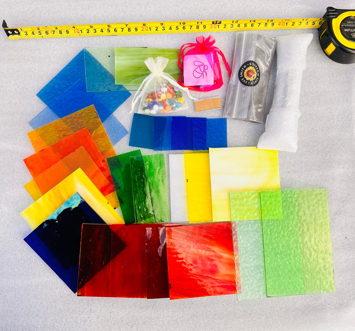 Coloured Glass Hobby Boxes – Sue Smith Glass Mosaics